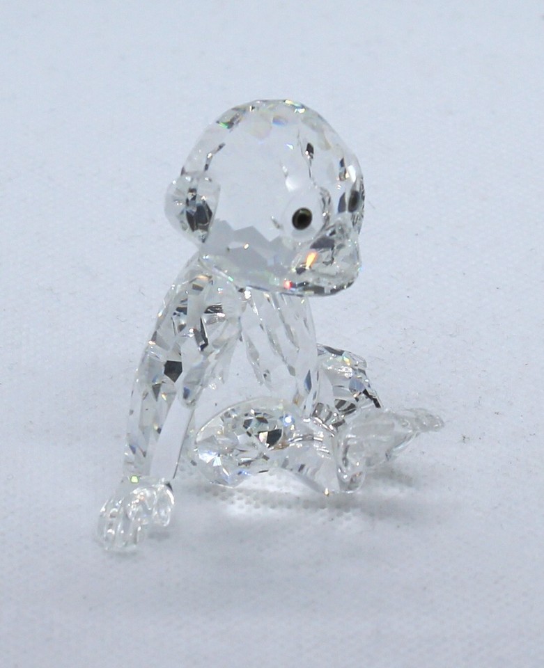 SWAROVSKI Genuine Retired Stunning Crystal Sitting Monkey Height 4.5 cm ...