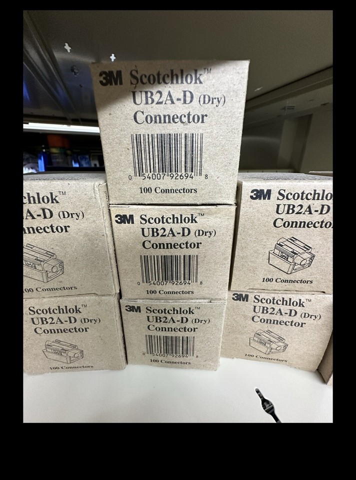 3M Scotchlok UB2A-D Connector 100 Pack 1 LOT OF 2 | eBay