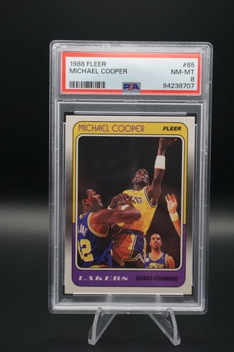 1988-89 Fleer Basketball #65 Michael Cooper PSA 8 | eBay