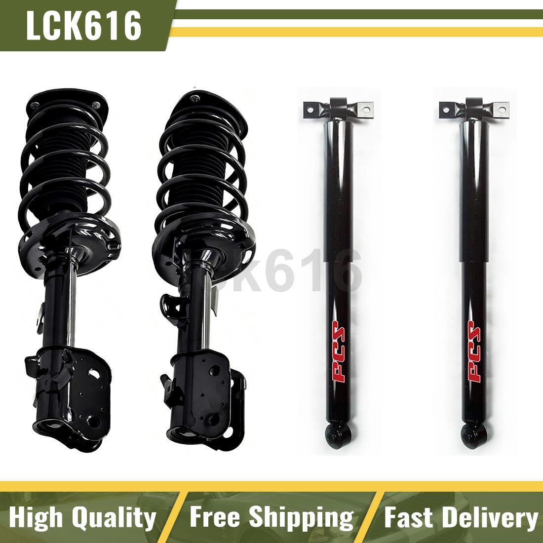Front Rear Shocks and Struts Coil Spring Assembly 4X For 2013-2017 ...