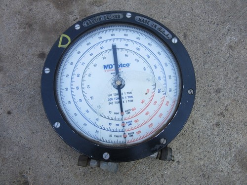 MD Totco Crane Line Wireline Varco Indicator Tong Torque Gauge Load ...