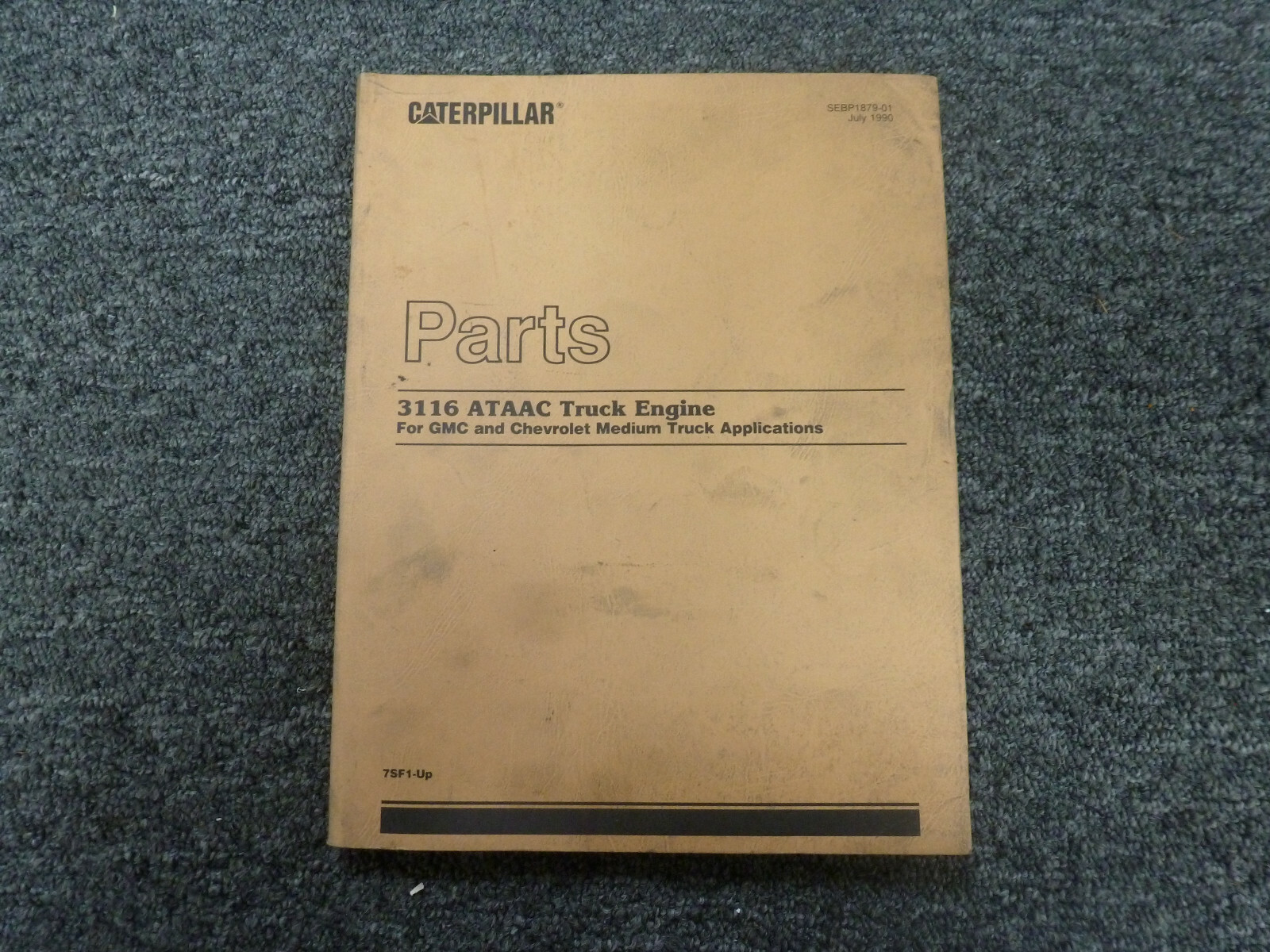 CAT Caterpillar 3116 ATAAC Truck Engine Parts Catalog Manual S/N 7SF1 ...