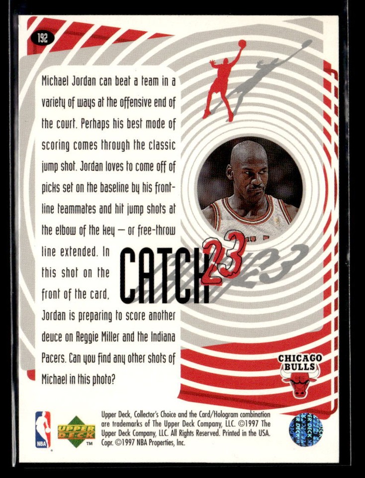 1997 Collector's Choice European #192 Michael Jordan Nm/M | eBay