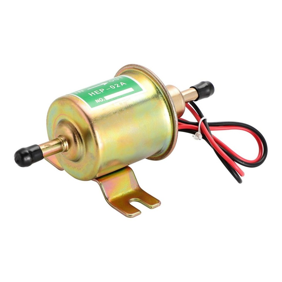 12V Universal Low Pressure Electric Fuel Pump HEP-02A Petrol Gas Diesel ...
