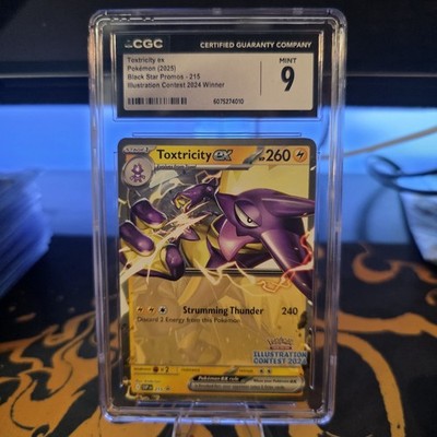 Illustration Contest - CGC 9 - Toxtricity ex 215 - Black Star Promo (US ...