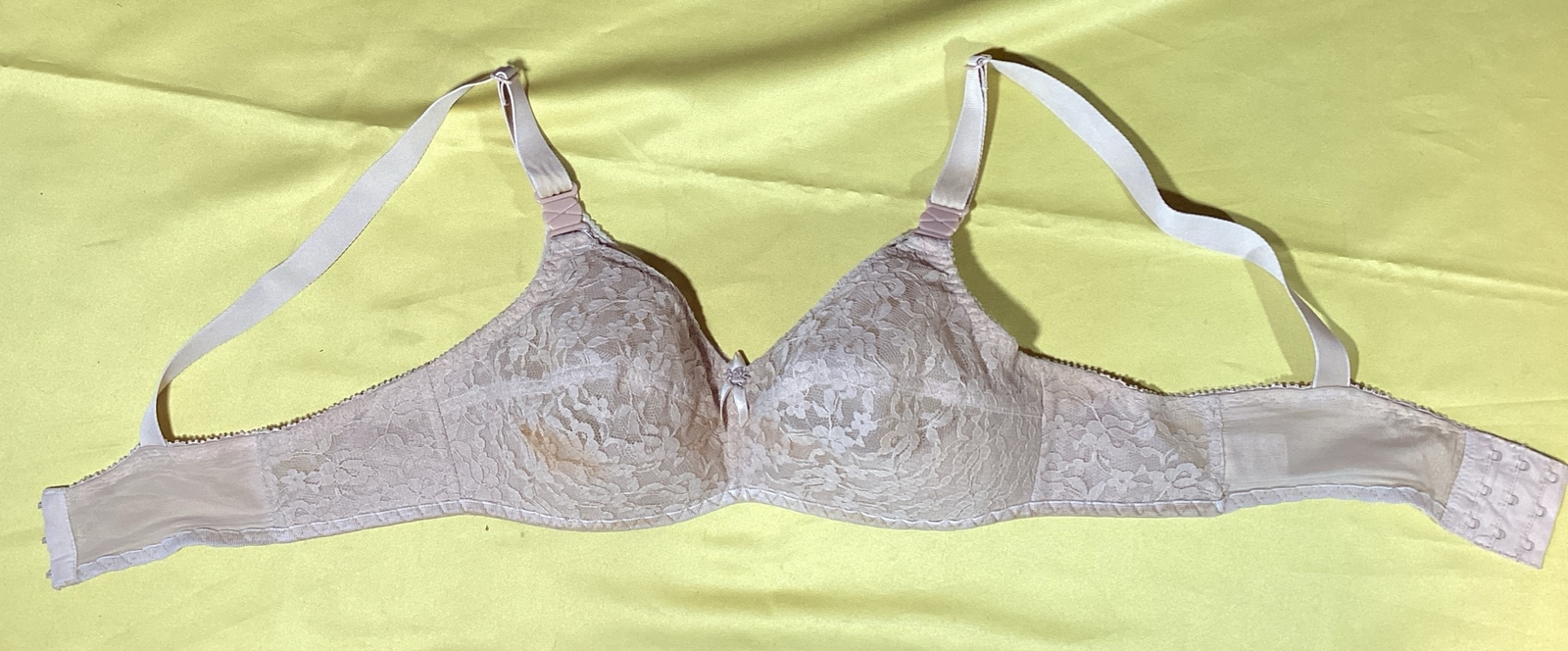 Vintage Nursing Bullet Bra 32D — Beige — Jeunique Lin… - Gem