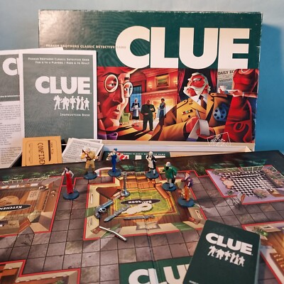 Vintage Clue 2002 Parker Brothers Detective Game Complete | eBay