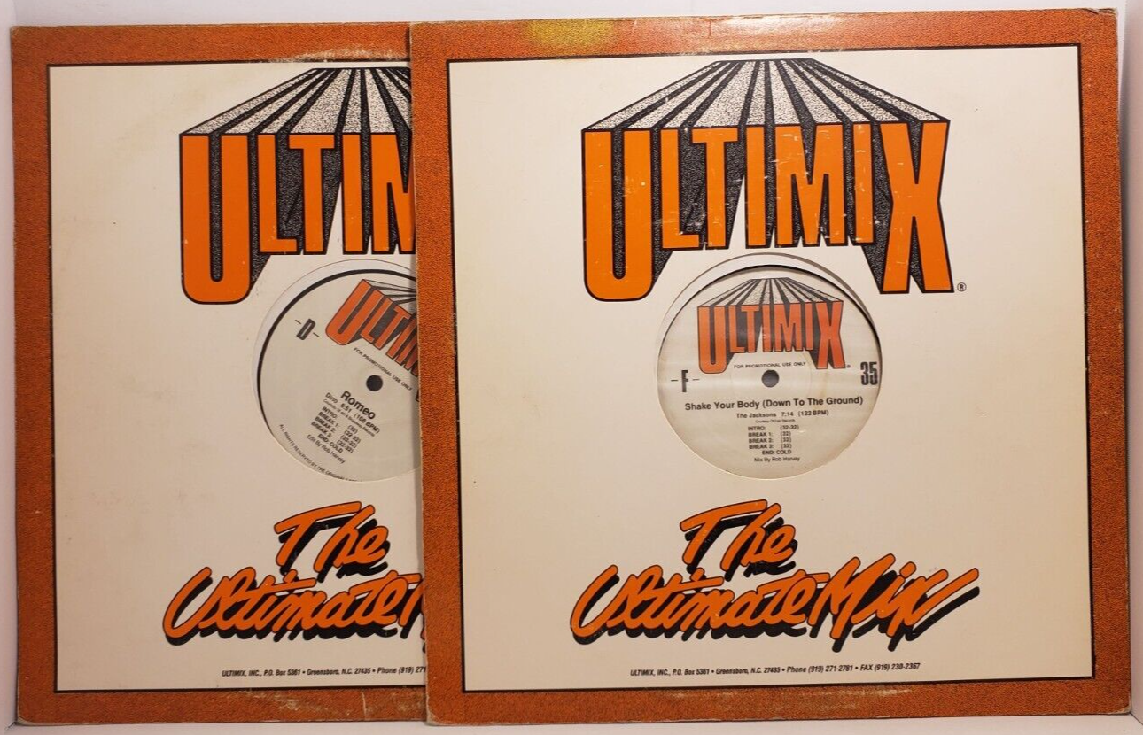ULTIMIX 35 Sides C-F 12”Vinyl Maxi-Singles Lot of 2 Records 90's DJ ...