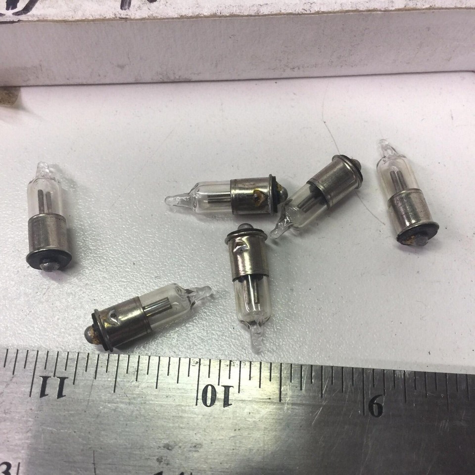 Neon Lamp Clear Flanged T2 Bulbs (6pcs) 105/125V A36JB | eBay