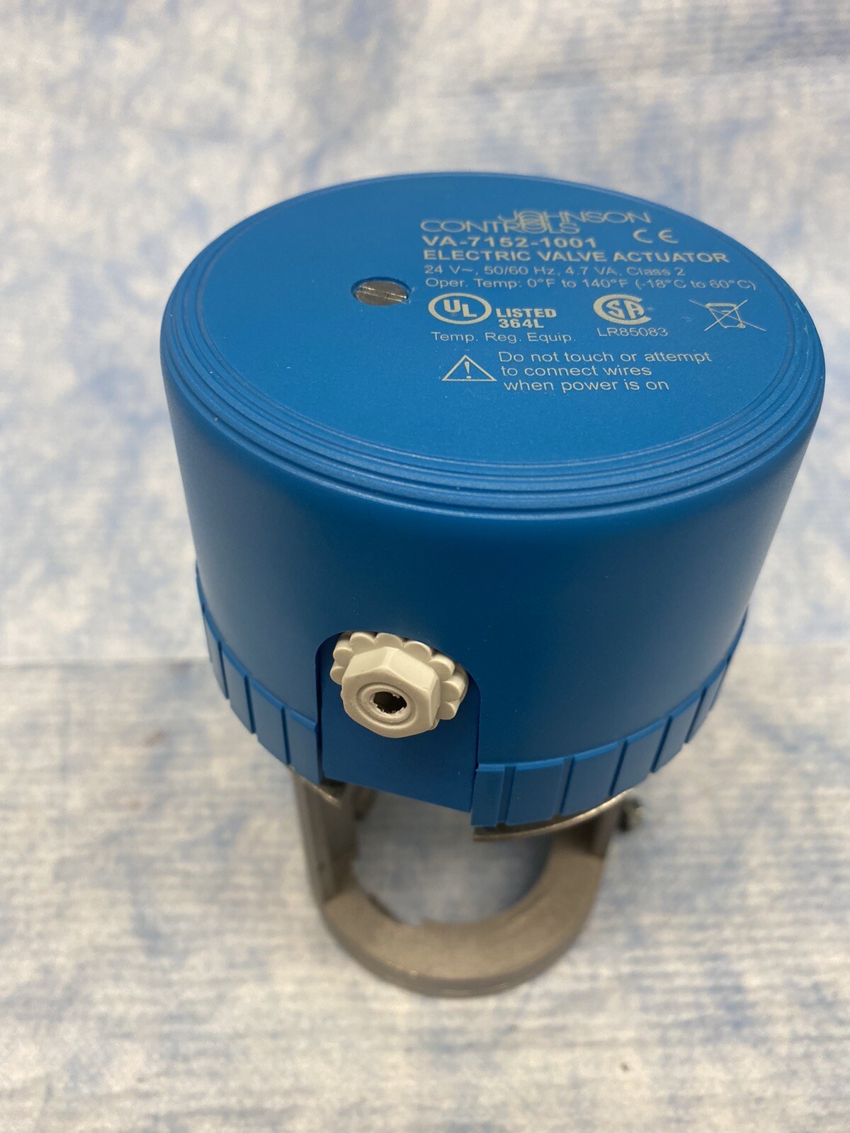 N/W Johnson Controls Va-7152-1001 24 volt 4.7 Class 2 Electrical Valve ...
