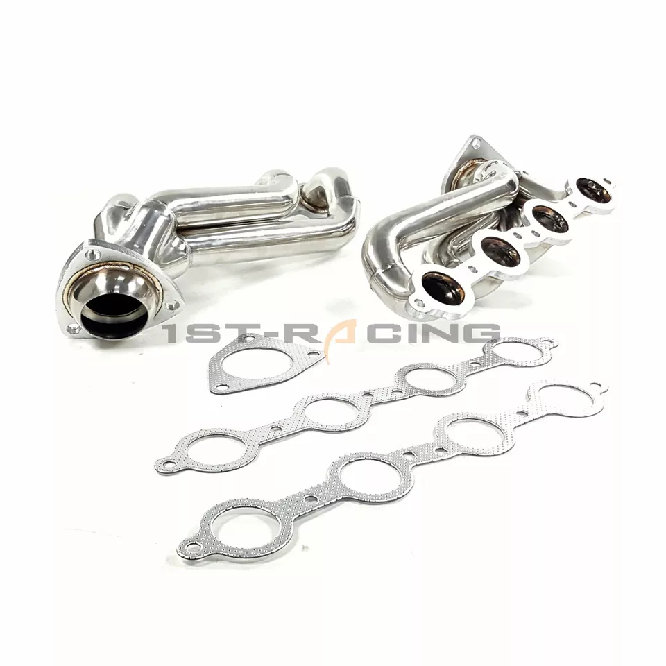 Pair Exhaust Headers for Cadillac Escalade Hummer H2 5.3L 6.0L 6.2L ...