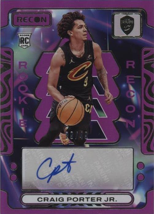 2023-24 Panini Recon - Rookie Recon Signatures Craig Porter Jr. #RRS ...