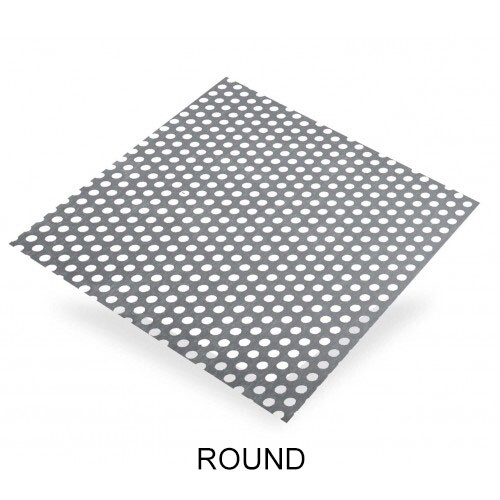 Perforated Sheet STEEL Round Square Clover Designs 1MM Thick | eBay UK