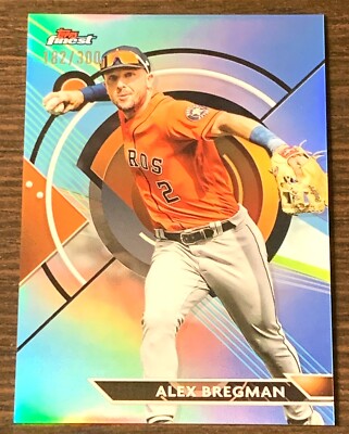 2023 Topps Finest Alex Bregman Sky Blue Refractor /300 #18 | eBay