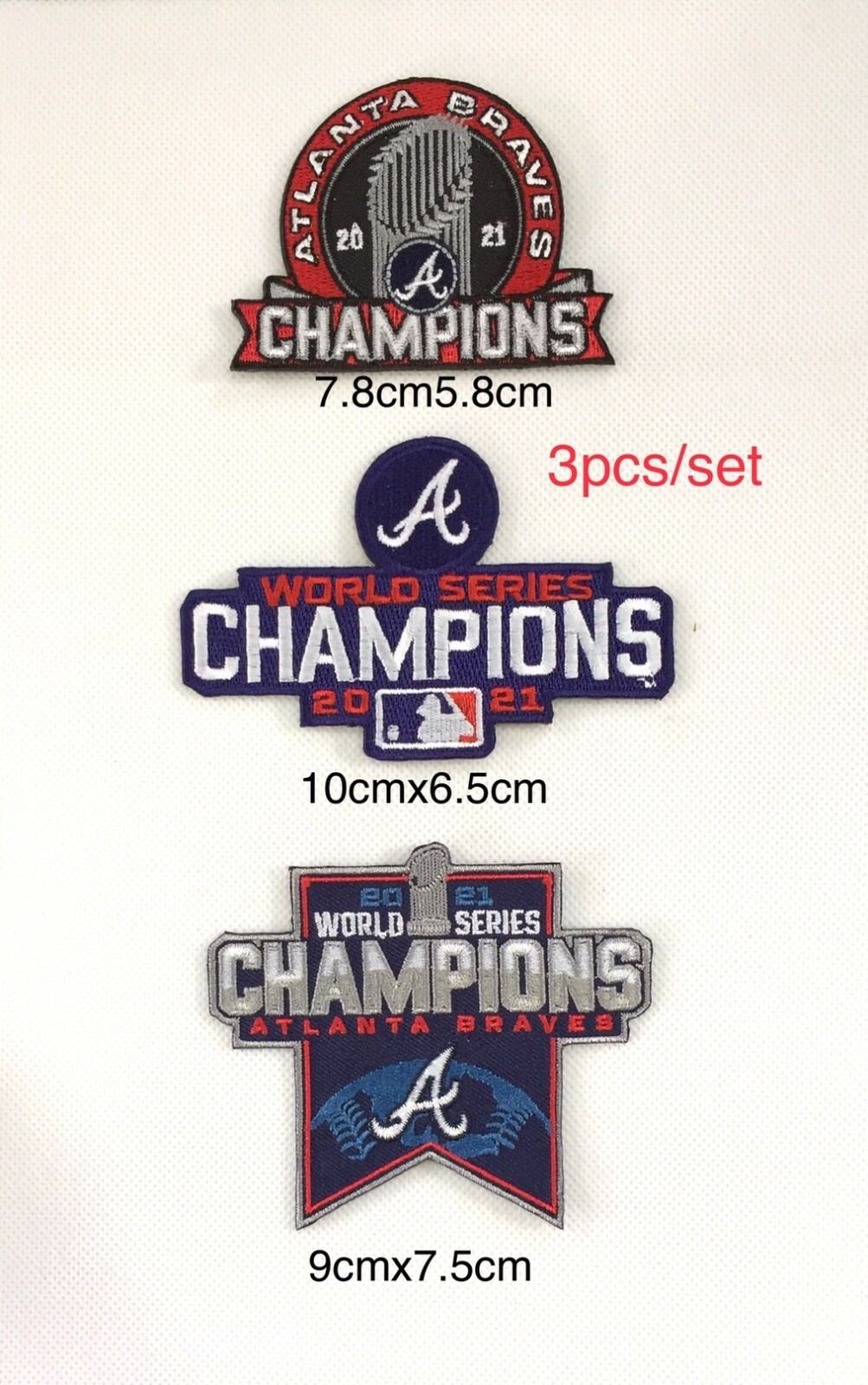 MLB Atlanta braves Patch sport Embroidery ,Iron ,Sewing on Fabric | eBay