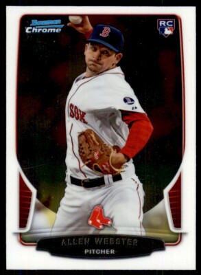 2013 Bowman Draft Picks & Prospects Chrome Allen Webster RC Boston Red ...