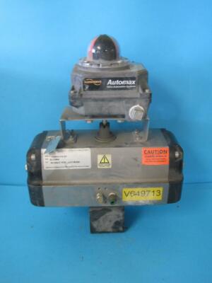FLOWSERVE AUTOMAX VALVE B115S10 ACTUATOR FCW ACT BUNA WITH MOUNT ...