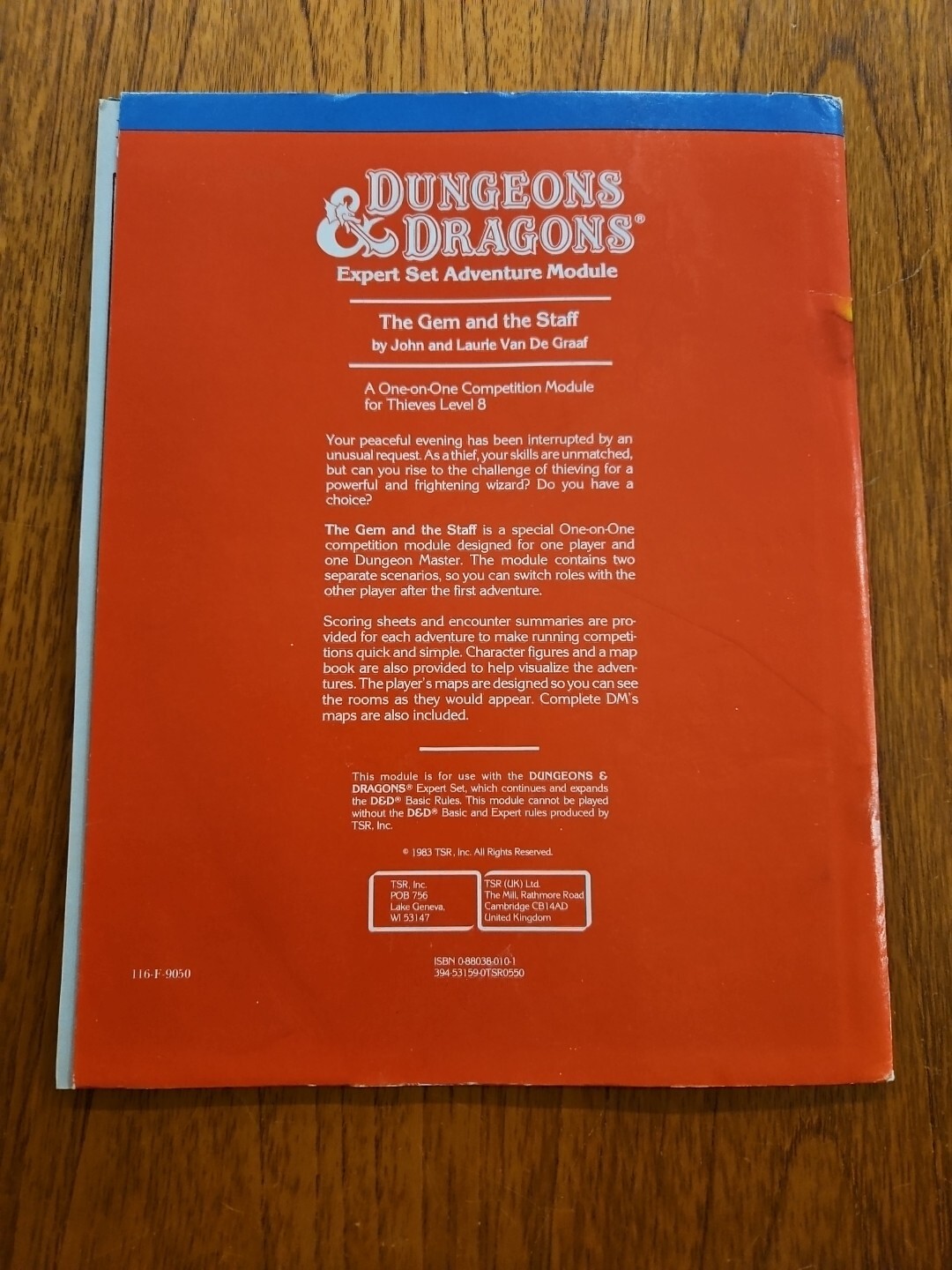 Dungeons & Dragons The Gem and the Staff O1 9050 Fair Condition, See ...