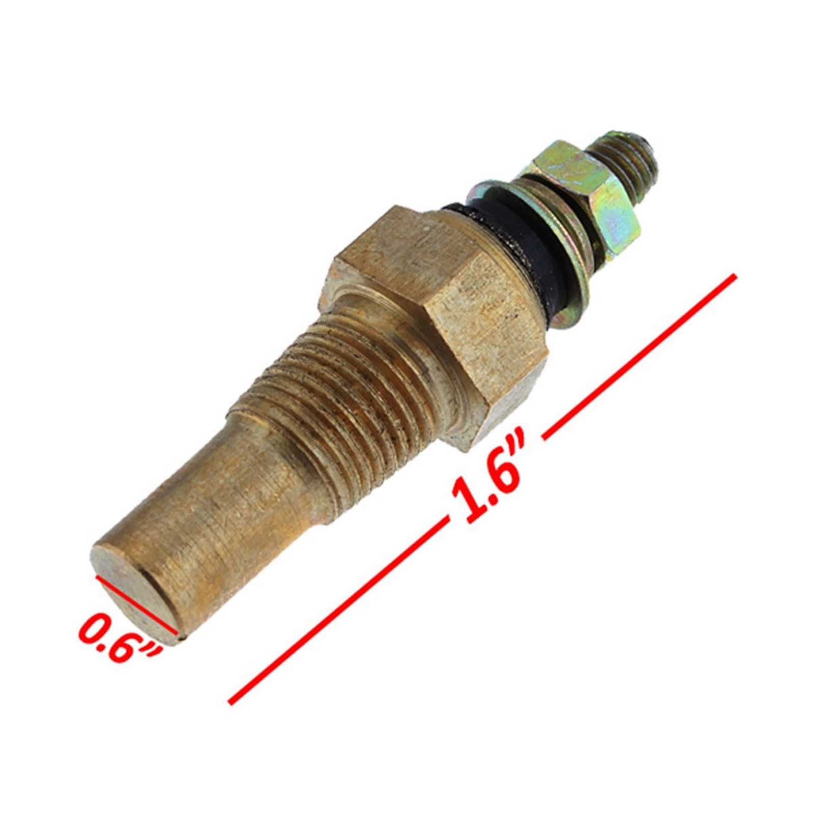 2" 52mm Red Digital LED Oil Temperature Gauge With Sensor Fahrenheit ...