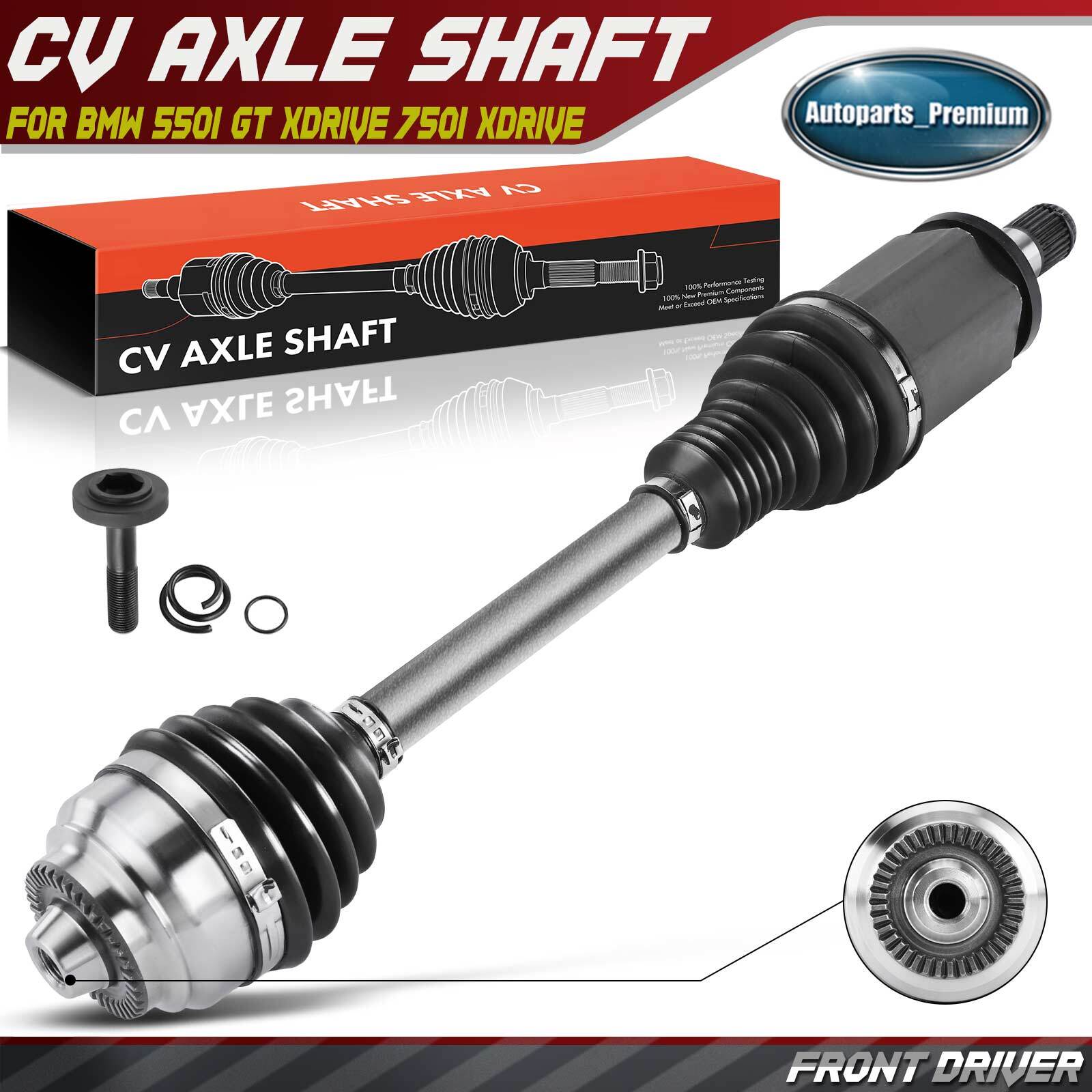 Front Left CV Axle Assembly for BMW 550i GT xDrive 2010-2017 750i ...