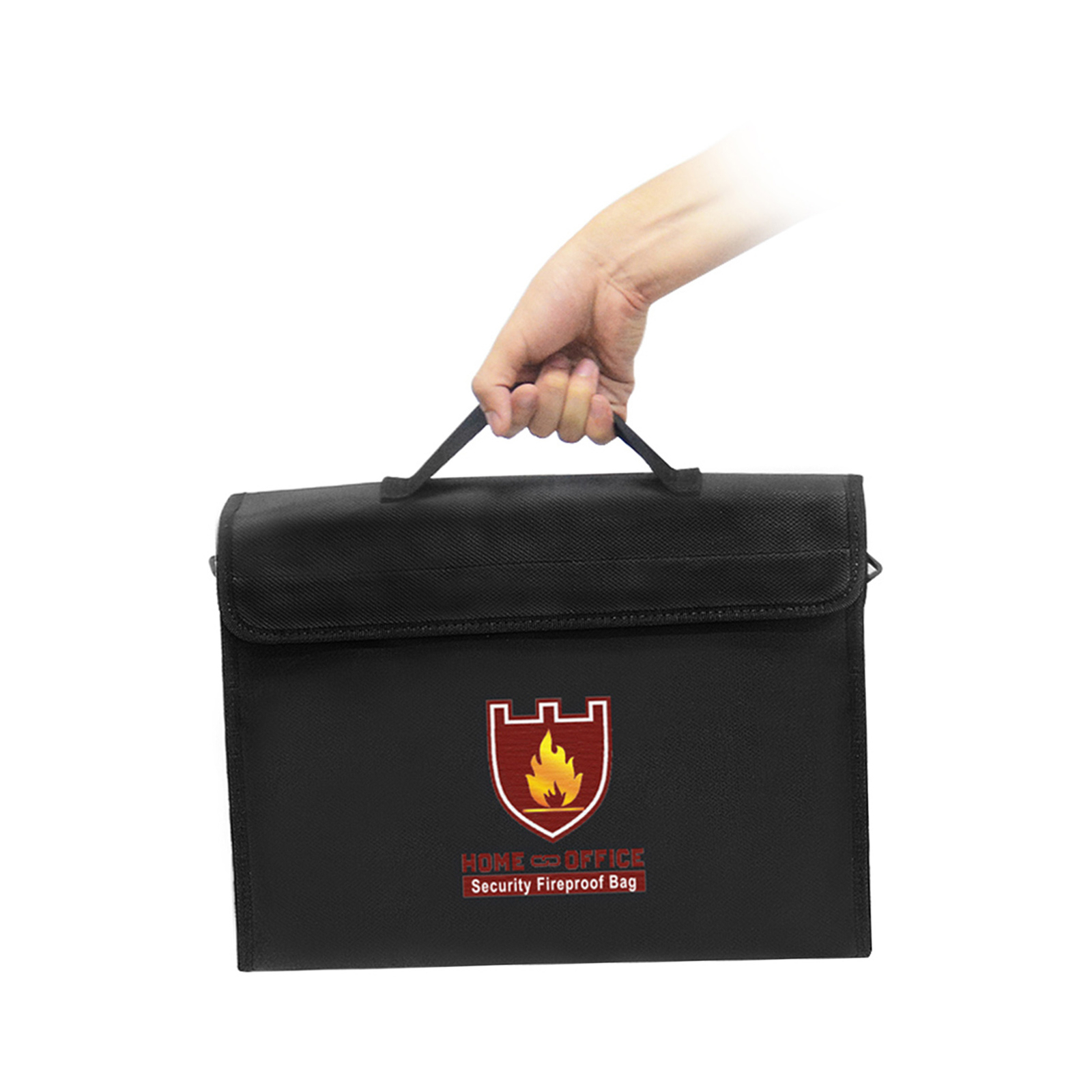 Waterproof & Fireproof Document Organizer Cash Money File Storage Safe ...