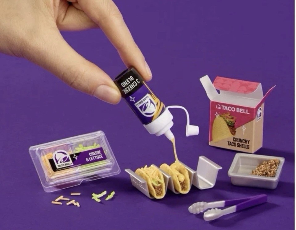 2 PACK TIKTOK MINIVERSE Taco Bell Special Edition, Cheesy Gordita ...