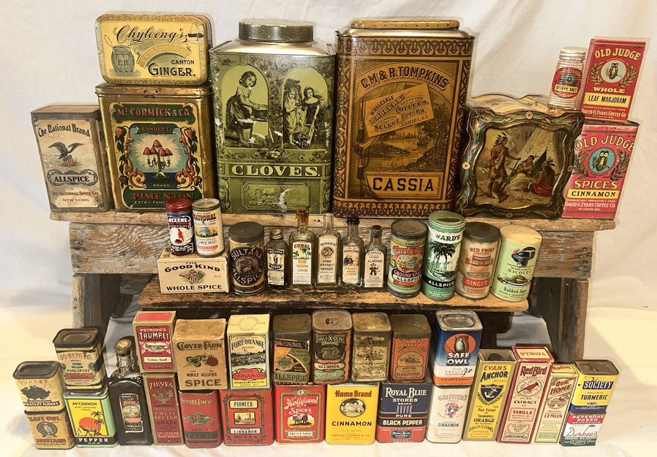 ANTIQUE WM SCHOTTEN COFFEE ROASTER TIN LITHO CAN EARLY ST LOUIS MO ...