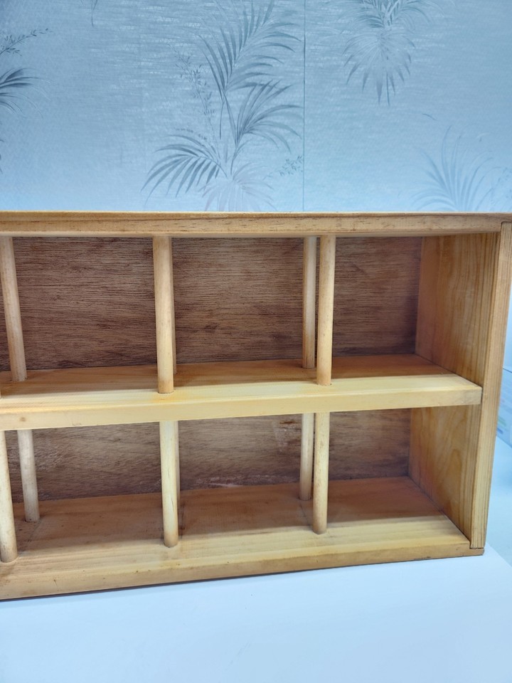 Napa Valley Wooden CD Rack Crate Holder Storage 96 Disc Capacity ...