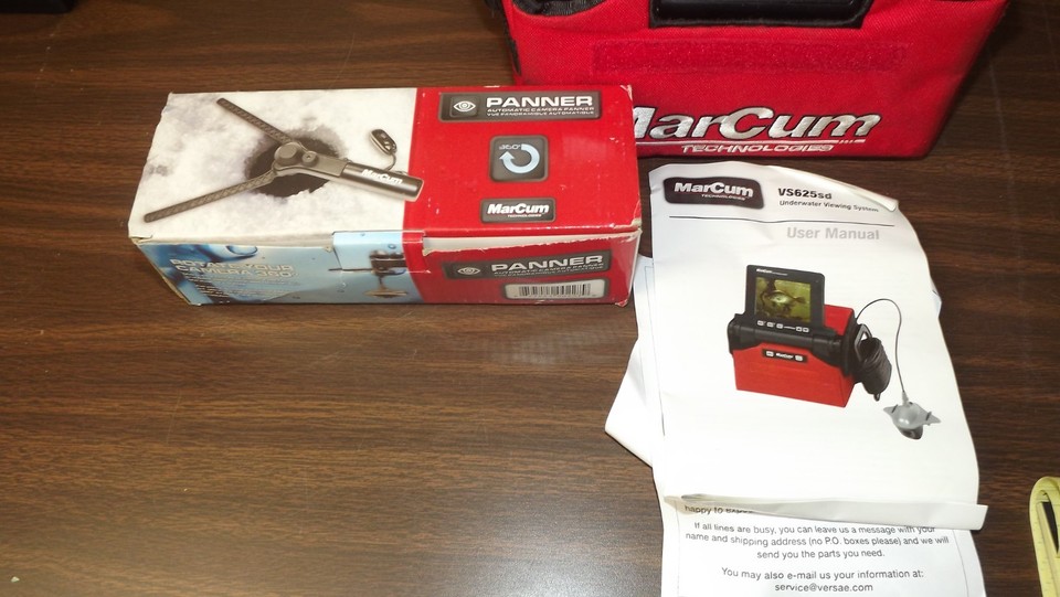 Used MARCUM VS625sd UNDERWATER VIEWING SYSTEM + 360 Degree PANNER ...