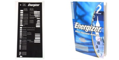 Energizer Watch Battery Replacement Cross Reference Guide and Size ...