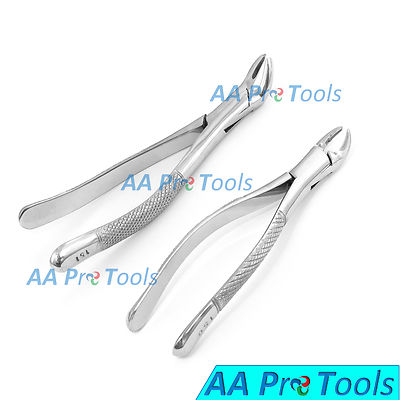 AA Pro: Set Of 2 Dental Tooth Extracting Forceps Fig. # 150 + 151 ...