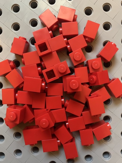 Lego 1x1 Red Brick 1x1 Building Blocks New Lot of 50 | eBay