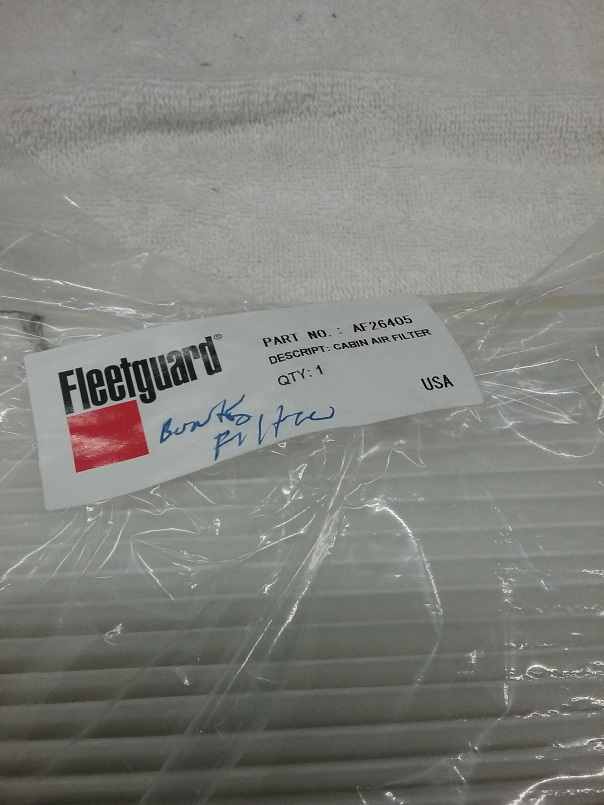 FLEETGUARD AF26405 - Air filter cross reference