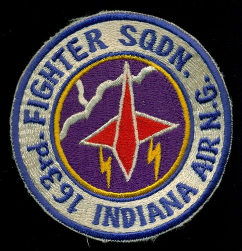 USAF 163rd Fighter Squadron Indiana Air National Guard Patch N-25 | eBay