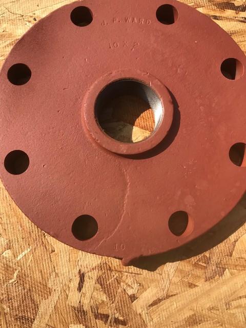 5” X 2” Tapped Flange, 125# 125 LB Pattern, 5” Nominal, 10” OD X 2 ...