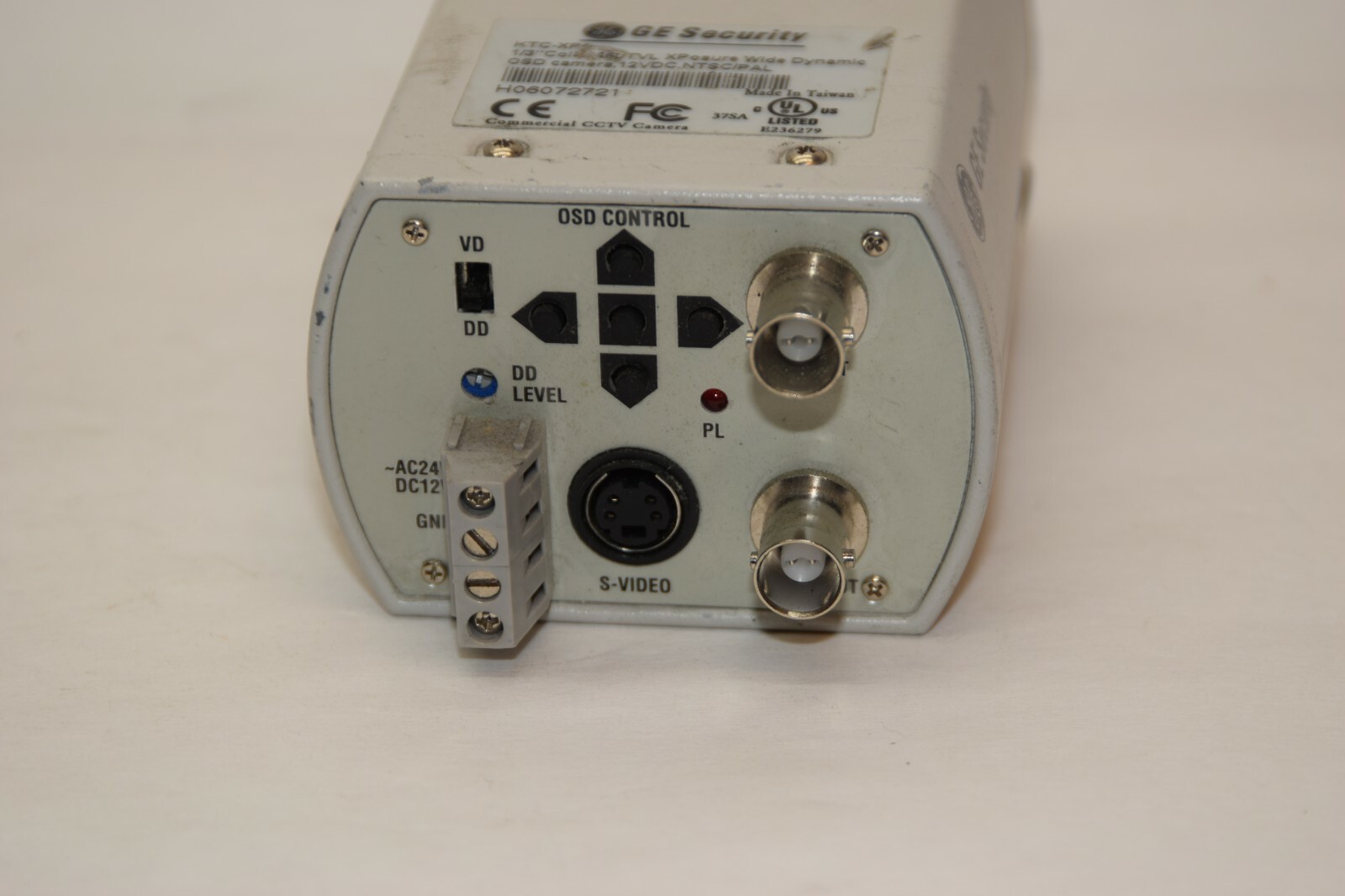 GE SECURITY KTC-XP1 12Vdc 24Vac 1/3" Color XPosure Wide Dynamic OSD ...