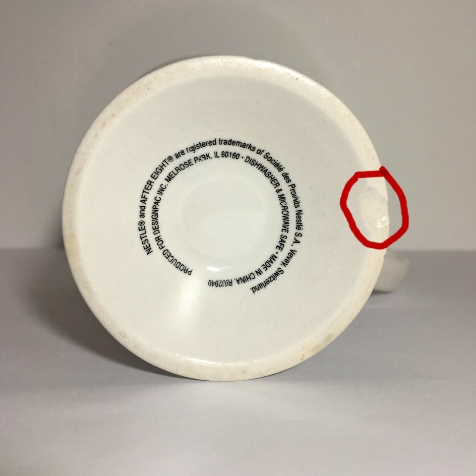 After Eight Dinner Mints By Nestle Pedestal Coffee Cup *SHIPS FAST* | eBay