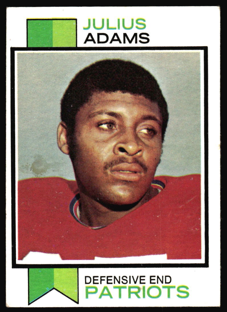 1973 Topps Julius Adams #278 New England Patriots | eBay