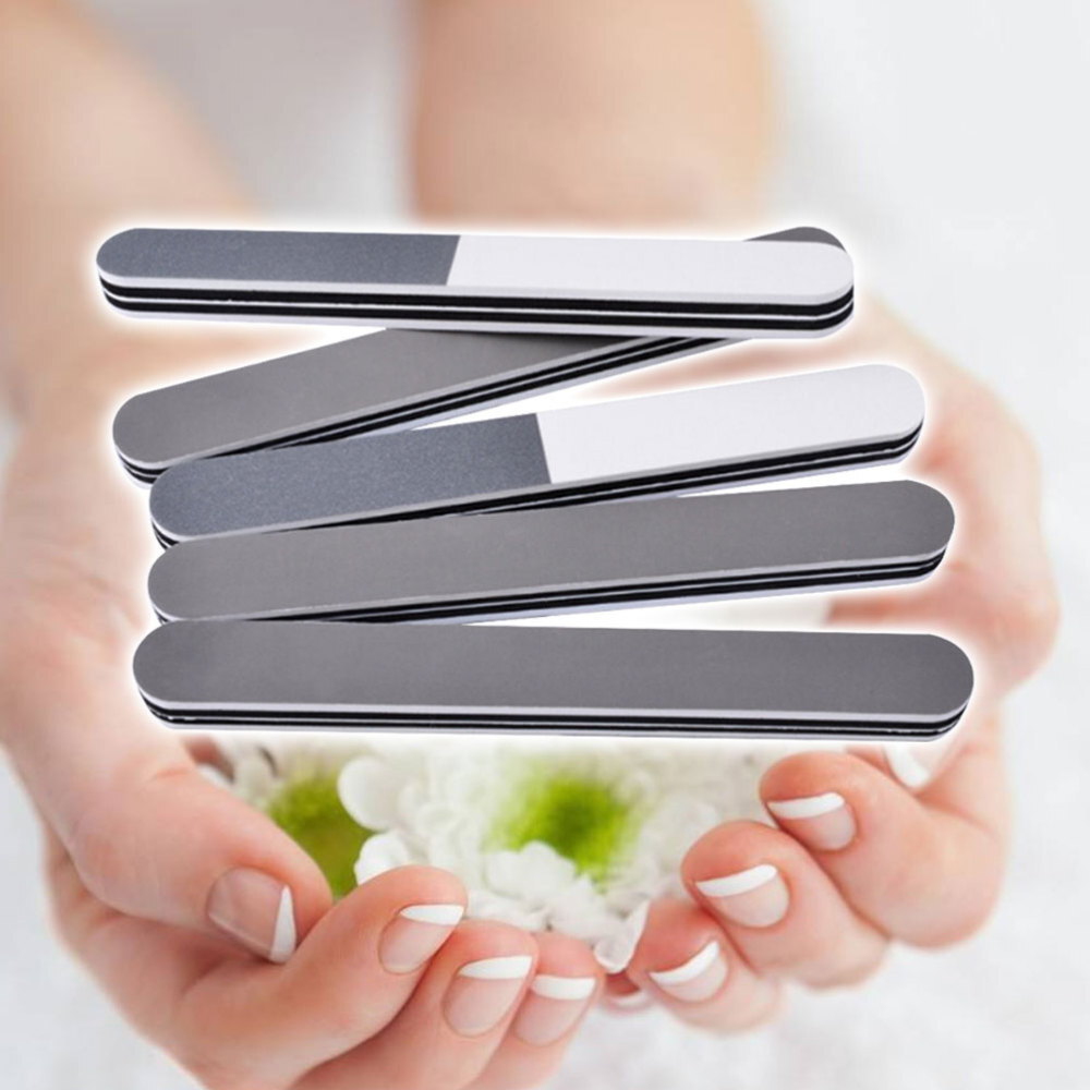 5 Pcs Nail Polisher File Buffer False Nails Fingernail Limas De Uñas ...