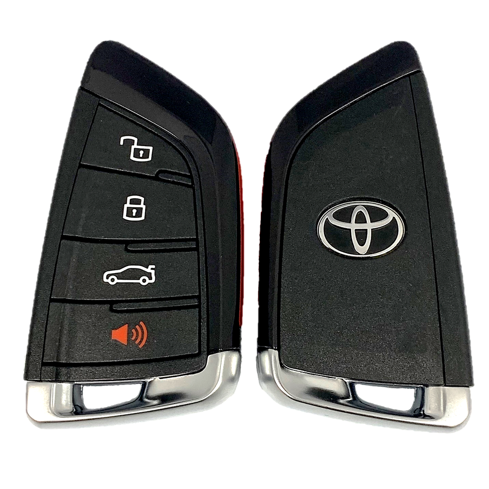 OEM Toyota Supra Keyless Remote + Uncut Key 4Btn Red Trim OEM Toyota ...