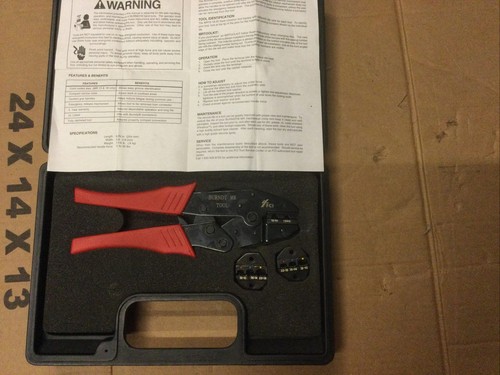 Burndy MR15, 18, 20 RATCHET TOOL Kit - (WX8) | eBay