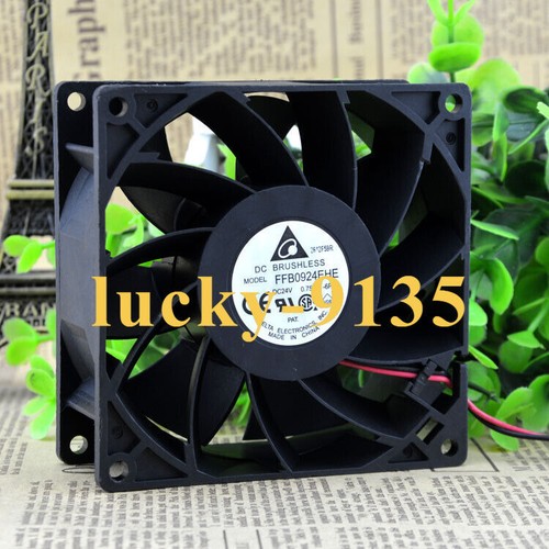 1pc Delta FFB0924EHE 24V 0.75A 9cm 9038 2-wire Inverter Cooling Fan | eBay