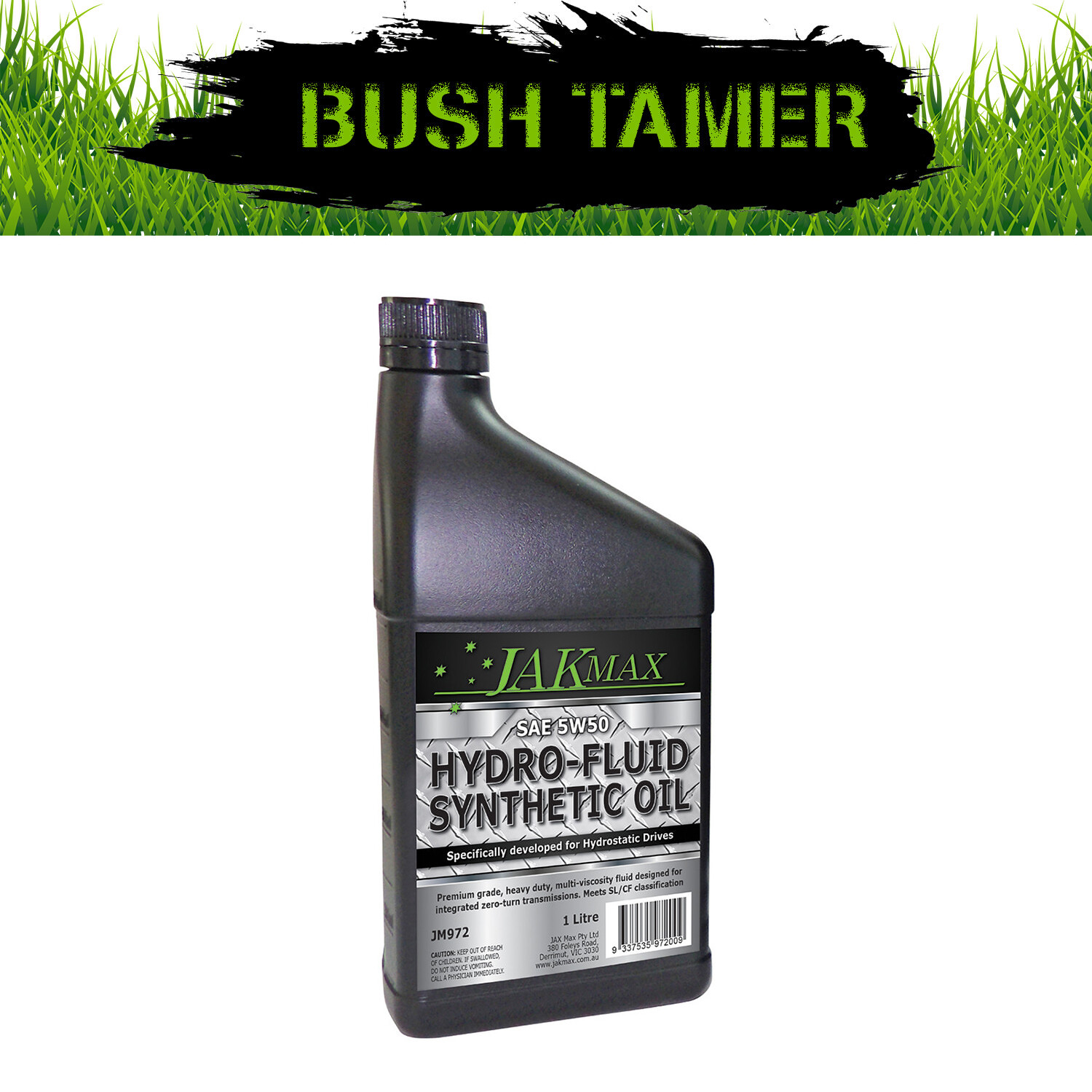 Bush Tamer 5W50 Synthetic Hydro-Fluid 1L Bottle fort Hydrostatic ...