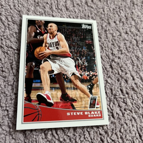 2009-10 Topps Portland Trail Blazers Basketball Card #252 Steve Blake ...