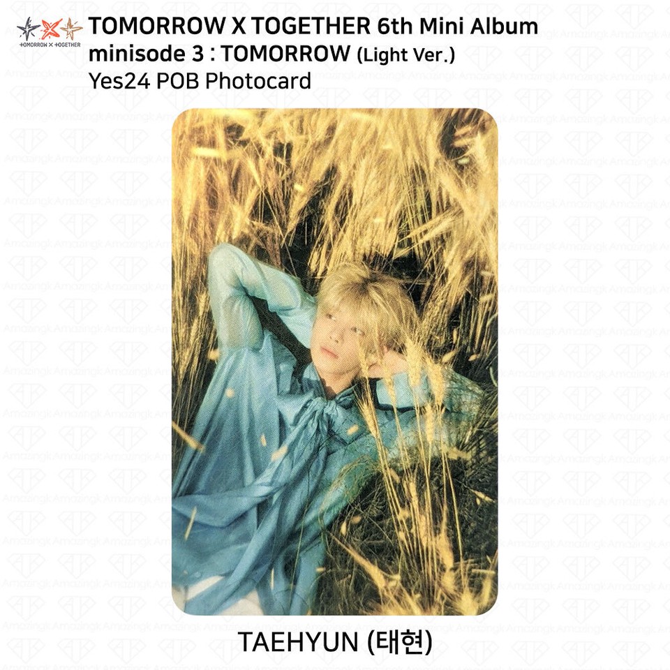 TXT 6th Mini Album Minisode 3:Tomorrow POB Photocard Complete Set KPOP ...