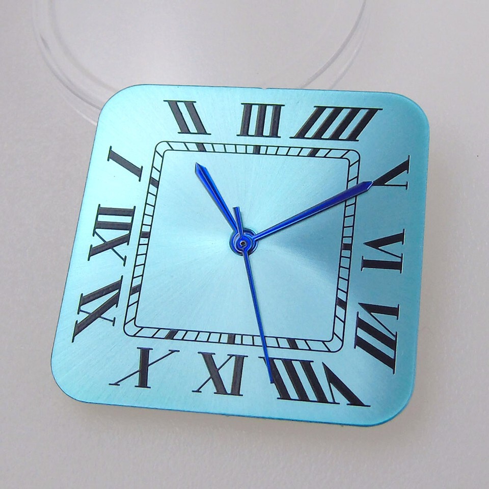 Square Watch Case 40mm for Santos Style Fit NH35 NH36 NH38 NH70 Roman ...