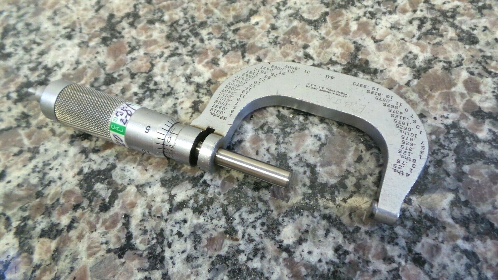 BROWN & SHARPE, 1" - 2" Range, No. 48, Toolmaker Micrometer, .0001 ...