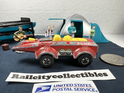 Vintage 1978 Mattel Hot Wheels Spacer Racer flat Red Space Car M-8 ...