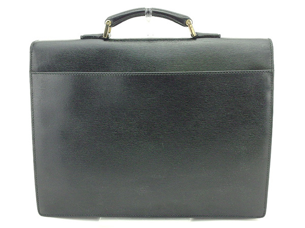 Gucci Business bag Black Gold Woman unisex Authentic Used T2692 | eBay