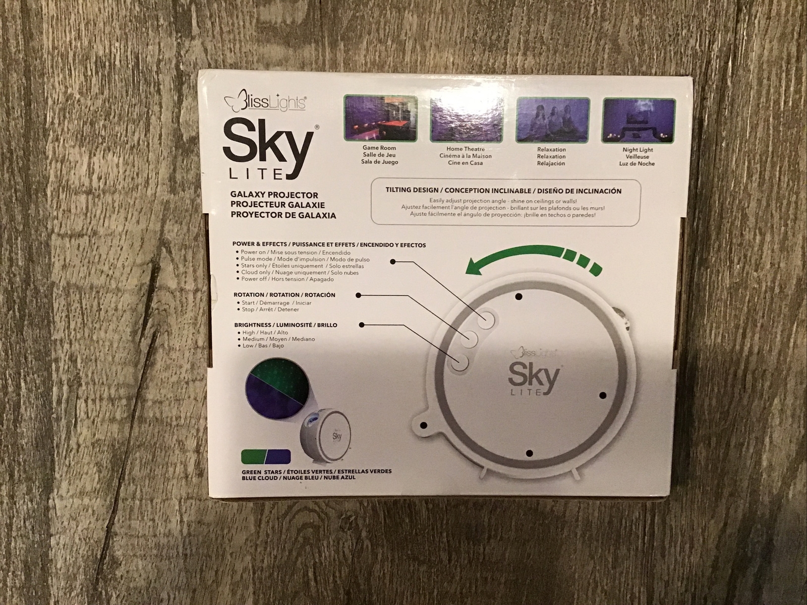 BlissLights Sky Lite LED Cloud Laser Projector for sale online | eBay